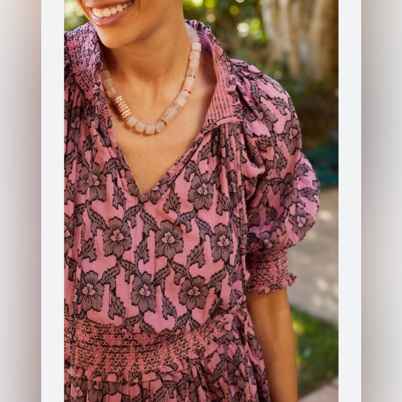 Roller Rabbit | Dresses | Roller Rabbit Pau Fiorella Pink Floral Print ...